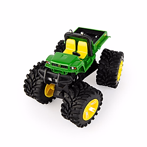 Monster Treads John Deere Super Scale Combine Toy Set - Includes John Deere Tractor Toy, John Deere Gator, and Combine Farm Toys - Toddler Toys Ages 3 Years and Up Green