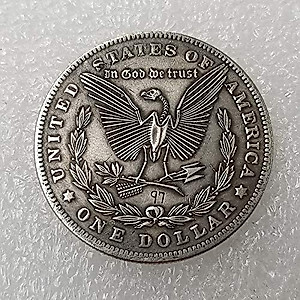 VanSP Copy 1899 U.S Hobo Coin - Devil and Witch Silver Plated Replica Commemorative Coin Morgan Dollar Coin