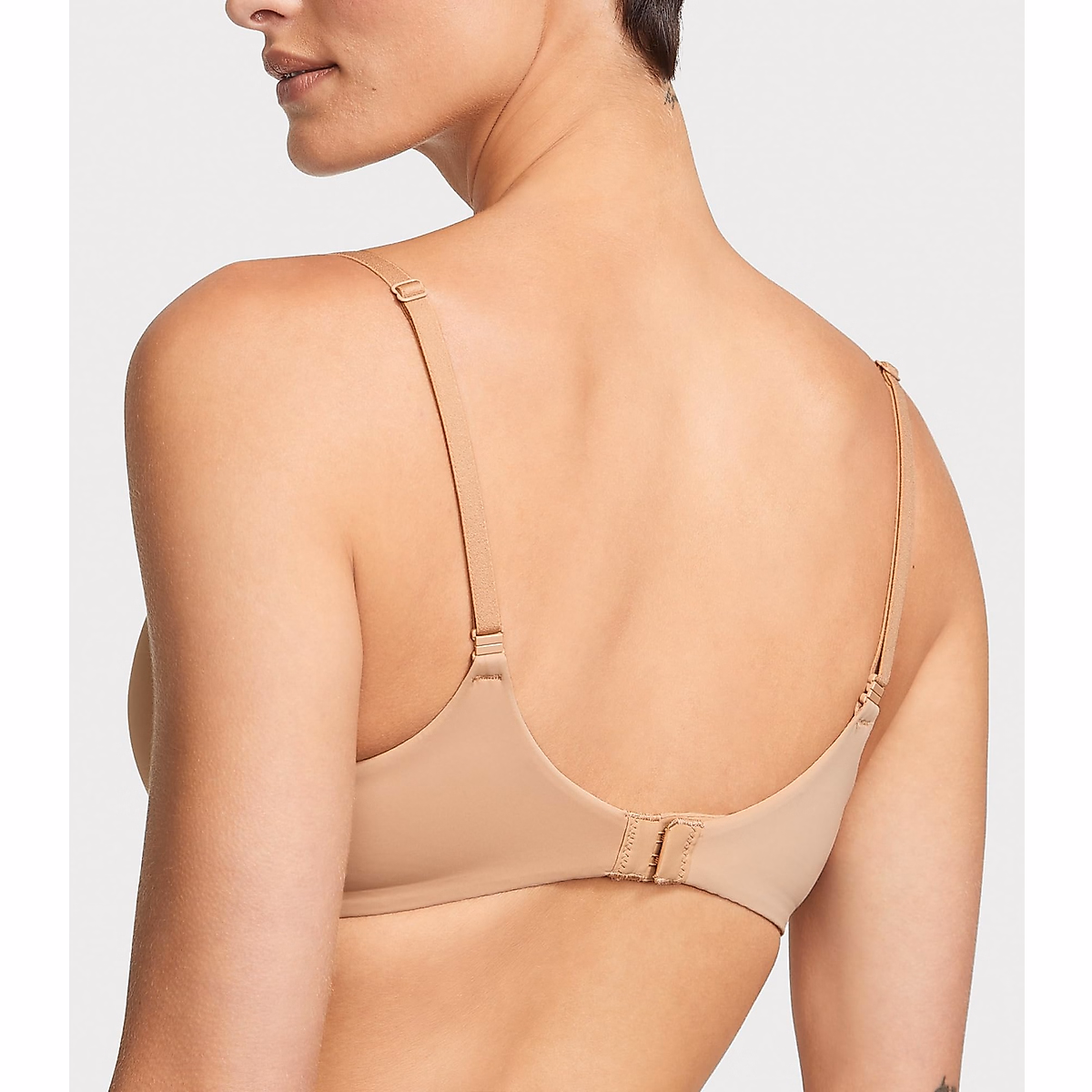 Victoria's Secret T Shirt Demi Bra, Lightly Lined, Smoothing, Bras for Women, Beige (34C)
