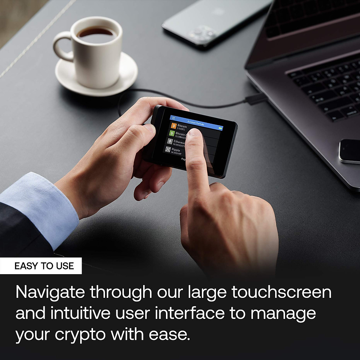 SecuX Crypto Wallet Bundle - V20 + W10 Hardware Wallet - w/Touch Screen, USB & NFT Support - Easily Manager Your Bitcoin, Ethereum, BTC, ETH, LTC, Doge, BNB, Dash, XLM, ERC20, BSC and More