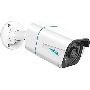 REOLINK 4K Security Camera Outdoor System, Surveillance IP PoE Camera with Human/Vehicle/Pet Detection, 25FPS Daytime, 100F IR Night Vision, Work with Smart Home, Up to 256GB SD Card, RLC-810A