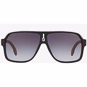 Carrera 1001/S Matte Black Red/grey Shaded 62/11/140 Men Sunglasses