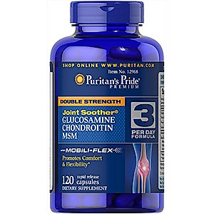 Puritan's Pride Glucosamine, Chondroitin & MSM-3 Per Day Formula