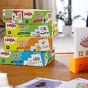 HABA Logic! CASE Starter Set - Brain Building Puzzles for Ages 6+