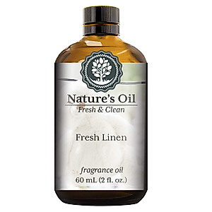 Fresh Linen Fragrance Oil (60ml) For Diffusers, Soap Making, Candles, Lotion, Home Scents, Linen Spray, Bath Bombs, Slime