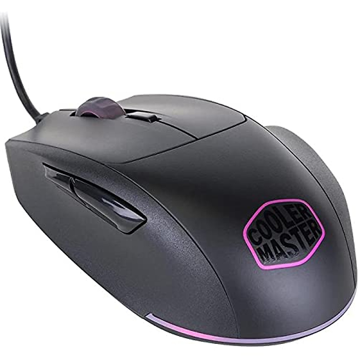 Cooler Master SGM-2007-KLON1 MasterMouse MM520 Claw Grip Gaming Mouse, 7 Buttons, RGB LED 3 Zone Light, On-The-Fly DPI 12000, Lag-Free