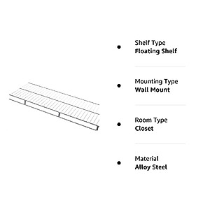 Rubbermaid 3D9900WHT, 4' Length, White