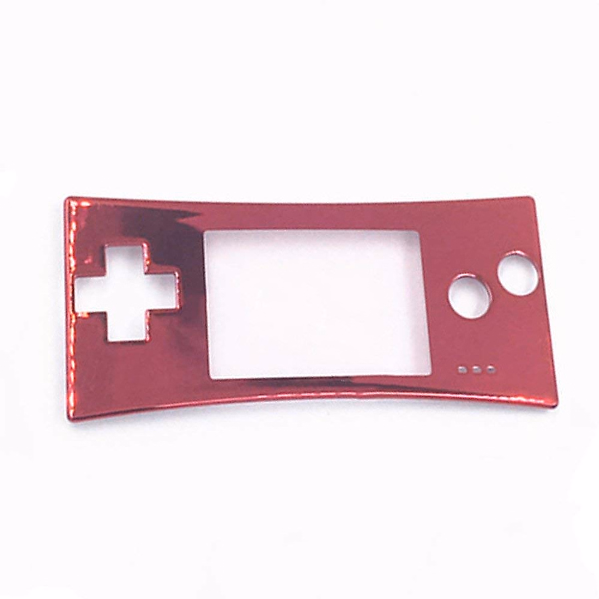 Faceplate Cover Replacement Front Shell Housing Case for Game Boy Micro GBM (Red)