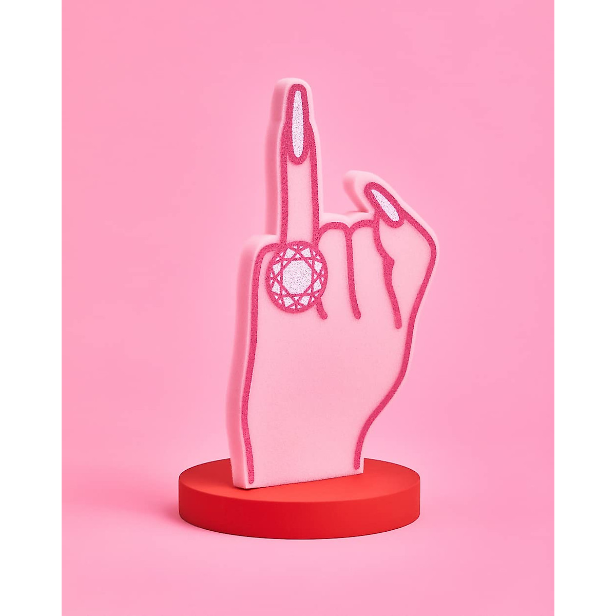 xo, Fetti Bachelorette Party Gift Decoration XL Engaged Foam Ring Finger | Bride To Be, Bridesmaid Favors, Bridal Shower, Engagement Party