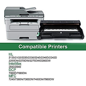 XZMHX DR420 DR-420 Replacement Drum Unit (Not Toner) Compatible for Brother HL-2280DW HL-2230 HL-2240 HL-2242D HL-2270DW MFC-7360N MFC-7860DW DCP-7060D DCP-7065DN Intellifax 2840 2940 (1 Pack)