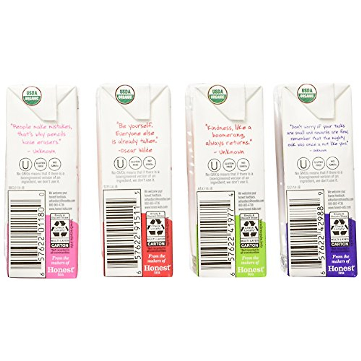Honest Kids Organic Fruit Juice Drink Boxes, Assorted Flavors, 329.34 oz