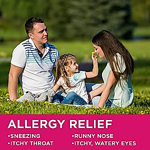 Equate Allergy Relief Tablets with Diphenhydramine HCl 25mg Antihistamine, 365 Ct Bundle with Exclusive "Allergy Relief" - Better Idea Guide (2 Items)
