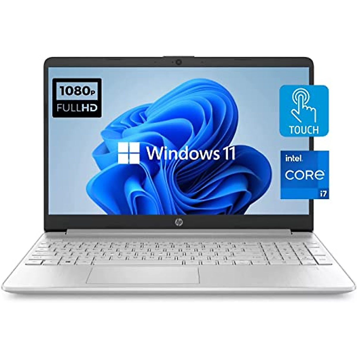 HP 15.6" FHD 1920x1080 IPS Touchscreen Laptop, Intel Core i7-1065G7,16GB RAM, 512GB SSD,Silver, Windows 10 Home,Silver