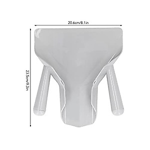 French Fry Scoop, Heat Resistant Popcorn Scoop with Dual Handles Commercial Fry Bagger Scooper Lightweight Food French Fries Shovel, Easy Fill for Bags Boxes for Popcorn Nuts Ice Candy French Fries