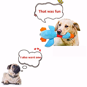 Weivone 2023 Goose Indestructible Dog Toys for Aggressive Chewers Small Medium Large Breed, Crinkle Squeaky Dog Toys Plush Dog Toy Puppy Chew Toys for Teething, Duck Interactive Dog Puppy Toys