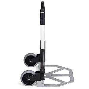 TimmyHouse Capacity 176 Lb Folding Hand Truck Cart Dolly Push Pull Box Moving Lightweight