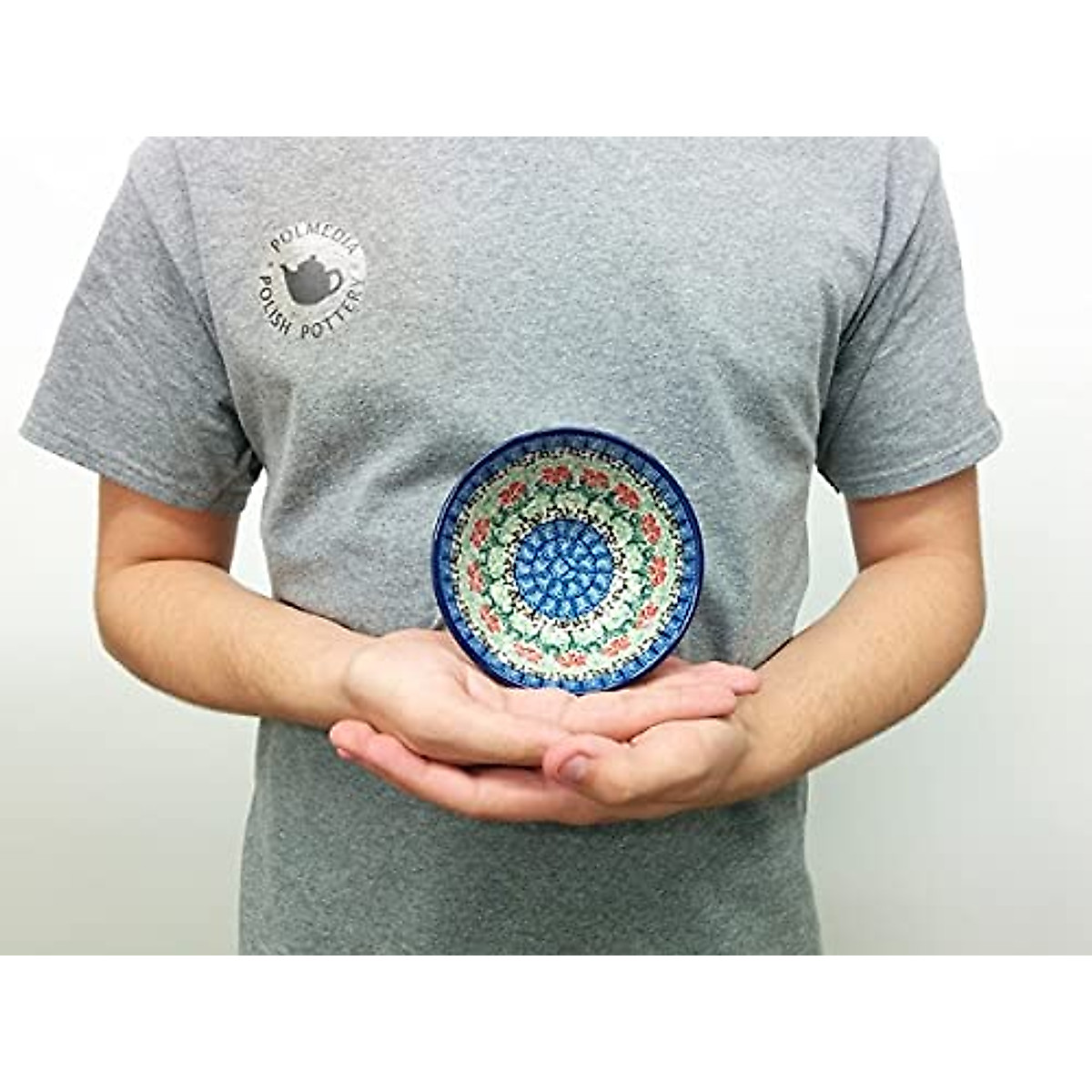 Polish Pottery Bowl 5-inch Maraschino