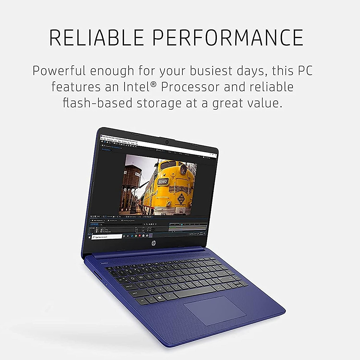 HP Stream Laptop 2023 Newest 14" HD Display, Intel Celeron N4120 Processor, 4GB RAM, 64GB EMMC, ‎Intel UHD Graphics 600, Webcam, Wi-Fi, Bluetooth, Windows 11 Home in S Mode
