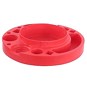 BISupply 5 Gallon Bucket Dolly - Detailing Cart for 11.5 Inch Rolling Car Wash Bucket with Wheels and Compartments