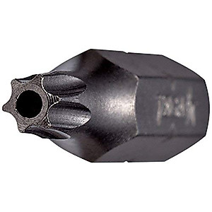 VEGA T20 TORX Security Bits. Professional Grade ¼ Inch Hex Shank TORX T-20 S2 Steel 1" Security Bits. 125TT20A-4 (Pack of 4)