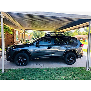 Roof Mounted Steel Cargo Storage Carrier 150 Lb. Capacity Adds 10 Square Feet of Storage