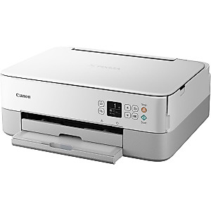 Canon PIXMA TS5320 All in One Wireless Printer, Scanner, Copier with AirPrint, White, Works with Alexa