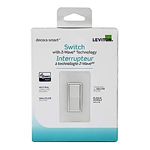 Leviton R51-DZ15S-1RZ Switch, Clear