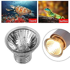 Pilipane Tortoise Heat Lamp Tortoise Bulb, 75W Reptile Heating Bulb for Lizards, Snakes, Aquarium Aquarium Reptile Amphibian, Terrarium Heat Lamps and surroundings Lighting for Pet Supplies 110V