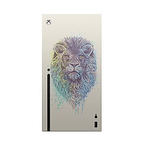 Head Case Designs Officially Licensed Rachel Caldwell Lion Art Mix Vinyl Sticker Gaming Skin Decal Cover Compatible With Xbox Series X Console