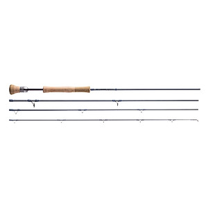 Lamson Cobalt Fast Action Saltwater Fly Fishing Rod, fighitnig Butt, 9 Foot 4-Piece, with Tube 7 WT.