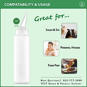 Bar5F Applicator Bottle with Angled Tip 8.5 ounce (Pack of 3)