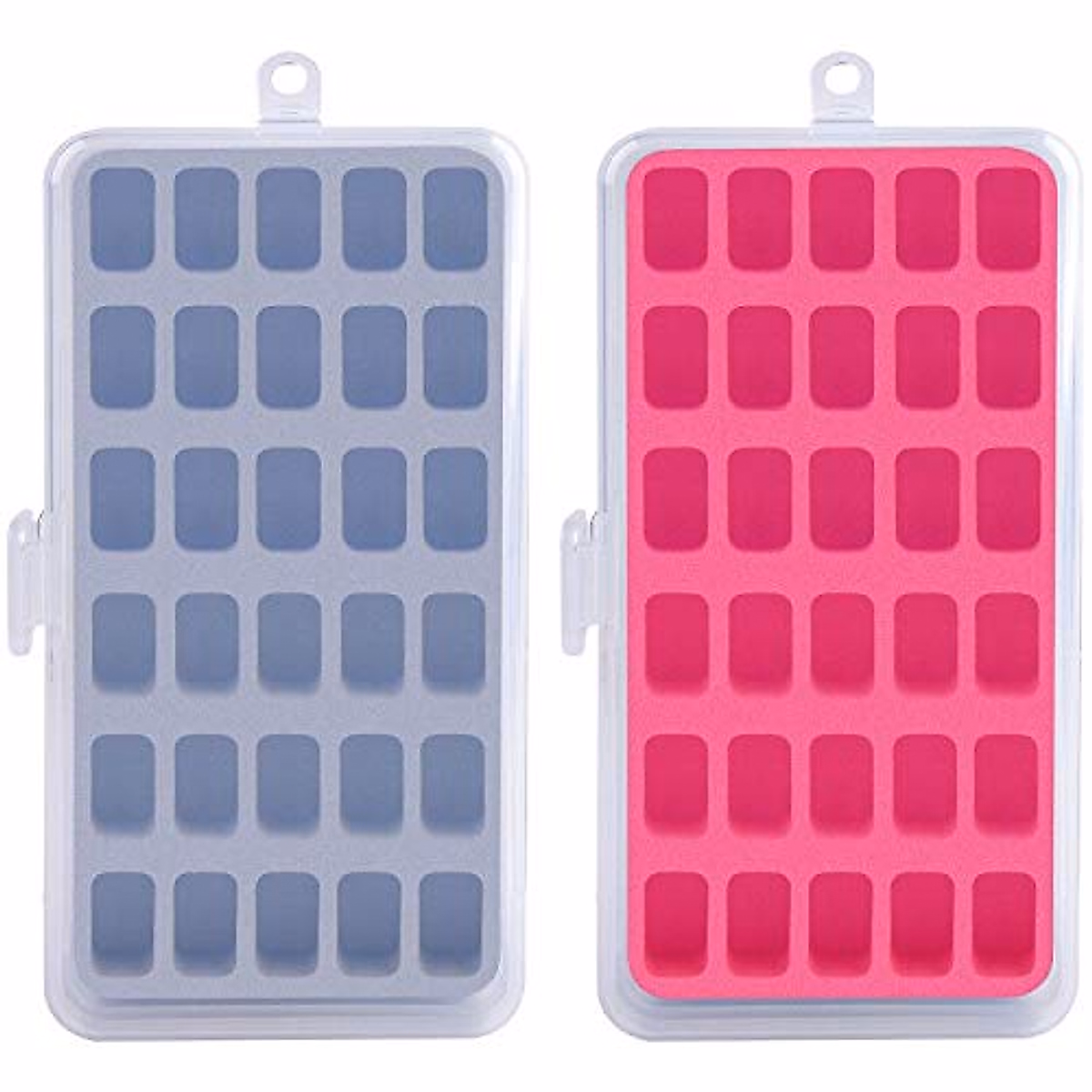 Bobbin Holder Storage Case Sewing Box Thread Organizer Holds 60pcs Bobbins for Brother Sewing Machine- 2pack(Box Only)