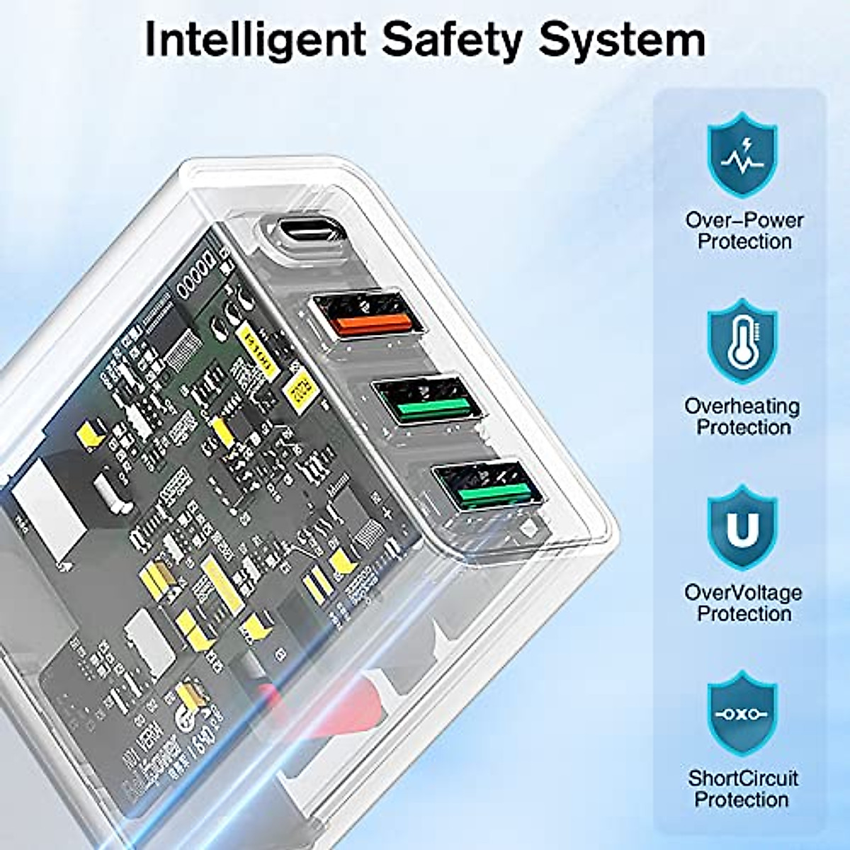 35W Fast Charging Wall Charger with USB C Cable 10FT Boxeroo 2-Pack 4Port USB C Power Adapter Block Right-Angle USB A to C Cable Compatible for Galaxy Samsung Galaxy S22 Ultra S21 S20 S10 Pixel 6/5/4