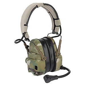 Tactical Headset Hunting Shooting Noise Reduction Headset for OPS Core ARC and Wendy M-LOK Helmet Head Mounted 2 in 1 GEN 6