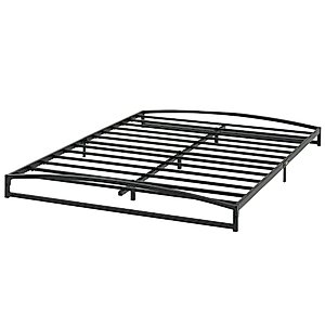 GAOMON 6 Inch Metal Platform Queen Size Bed Frame Low Profile with Sturdy Steel Slats Support, Mattress Foundation, No Box Spring Needed, Easy Assembly, Black (Queen, 6 Inch)