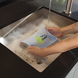 Kiddo Feedo Silicone Baby Bib, Unisex Designs for Boys and Girls, Waterproof and Easy to Clean, Blue