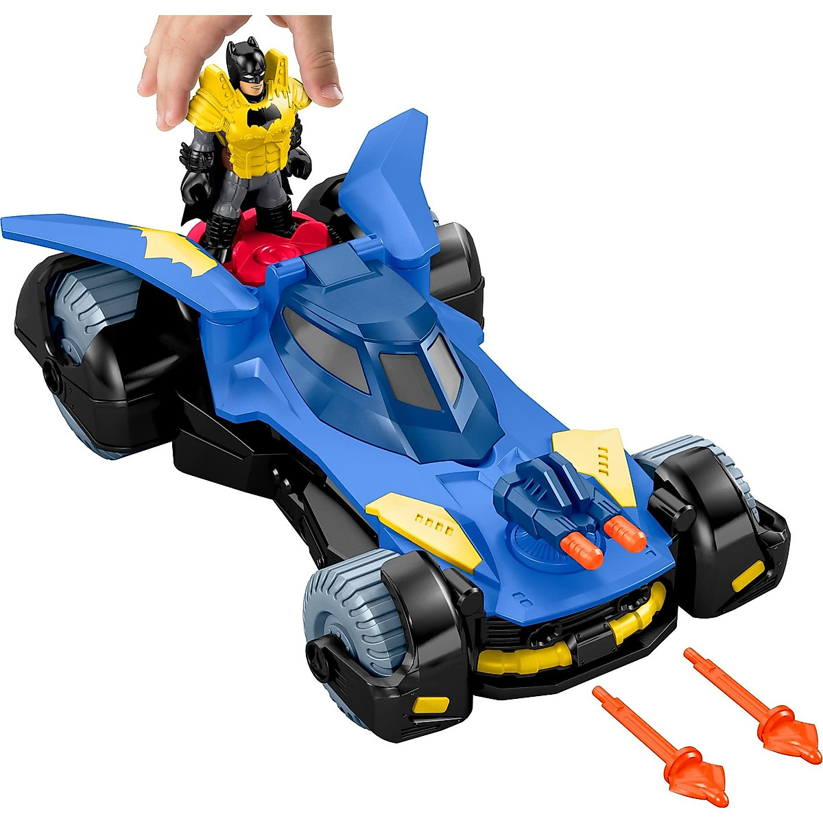 Fisher-Price Imaginext DC Super Friends Batman Toy Batmobile Vehicle & Figure Set for Preschool Pretend Play Kids Ages 3+ Years