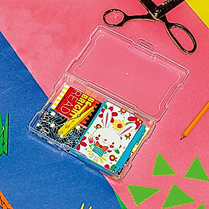 novelinks Photo Case 4" x 6" Photo Storage Boxes - Photo Organizer Cases Photo Keeper Picture Storage Containers Box for Photos - 24 PACK (Clear)