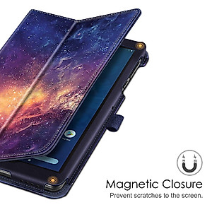 Fintie Case for Onn. 8" Tablet Pro (Model: 100003561), Premium Vegan Leather Folio Protective Stand Cover with Pencil Holder for Onn Pro 8-inch Android Tablet (Galaxy)