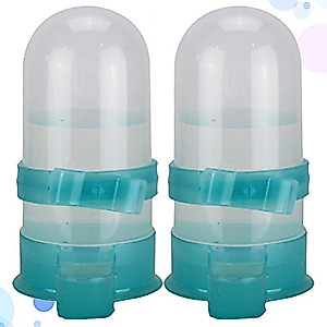 Baluue Plastic Bird Drinker - 2pcs Pigeon Feeder Automatic Birds Feeder Food Dispenser Feeders for Cage, Parrot Feeder for Parakeet Canary Cockatiel Finch