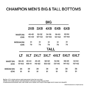 Champion Men's Everyday Open Hem Cotton Pants, 32.5" Inseam, Cotton Knit Pants Left Hip "C" Logo, Open Hem Jersey Pants