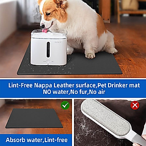 Coffe Mat/Dish Drying Mat/Espresso Machine Mat, Super Absorbent,Quick Dry,Hide Stain,Non Slip,for Coffee Maker,Coffee Machine,Kitchen Counter,Coffee Counter,Coffee Bar,Coffee Pot (Dark Gray, 12"x19")