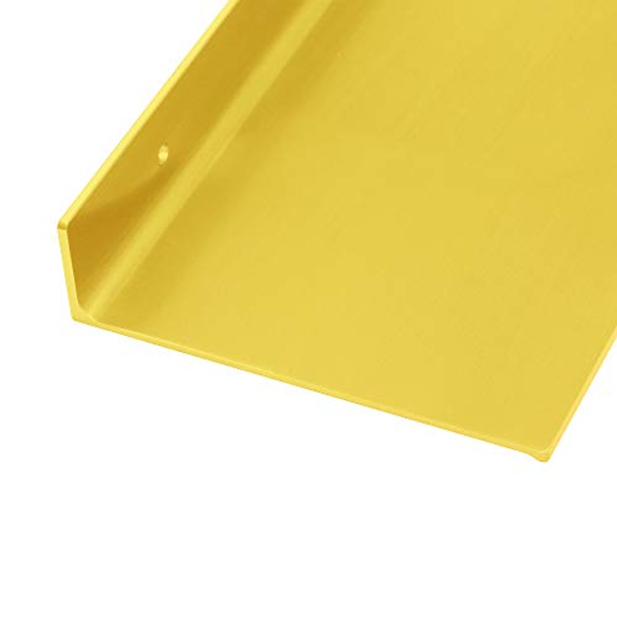 SinLoon 7.8 Inch Small Shelf in Flat Satin Aluminum Bathroom Shelf Wall Mount for Small Speaker Smartphone, Tablet, Toiletries(7.8in Gold)