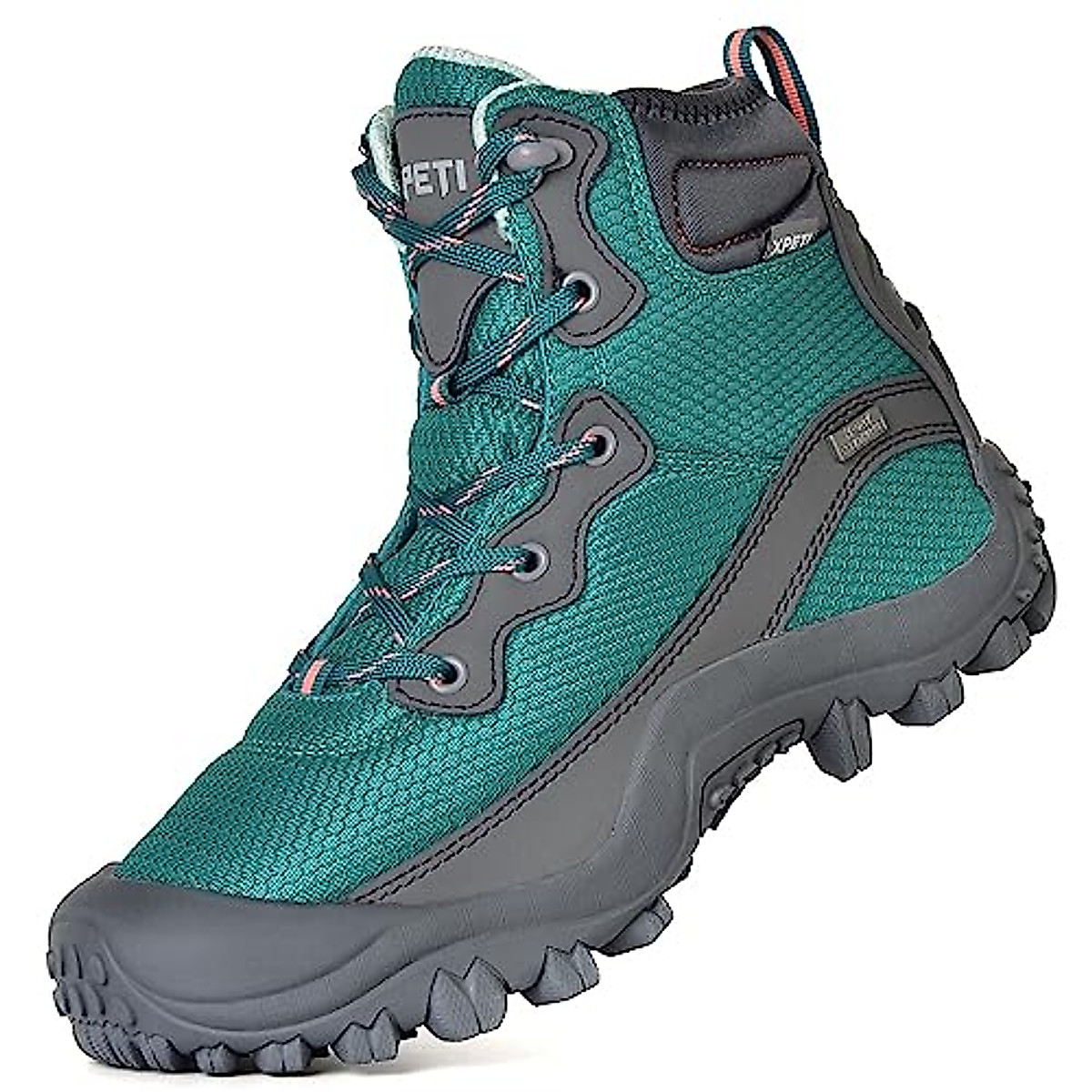 XPETI Women's Waterproof Outdoor Hiking Boot Breathable Trekking Camping Trail Boots