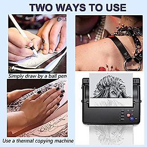 Fake Practice Skin Transfer Paper 40Pcs- Beoncall Fake Skin 10Pcs 8×6in Thermal Stencil Transfer Paper 30Pcs A4 Size 4 Layers