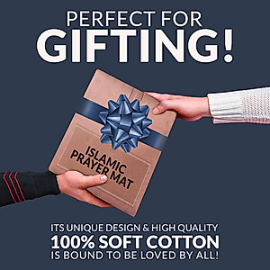 Travel Prayer Mat - Padded & Portable Muslim Prayer Rug - Prayer Mat Thick - Machine Washable & Foldable Prayer Mat - Ideal for Home, Office, & Travel Use - Premium Prayer Rug For Ultimate Comfort