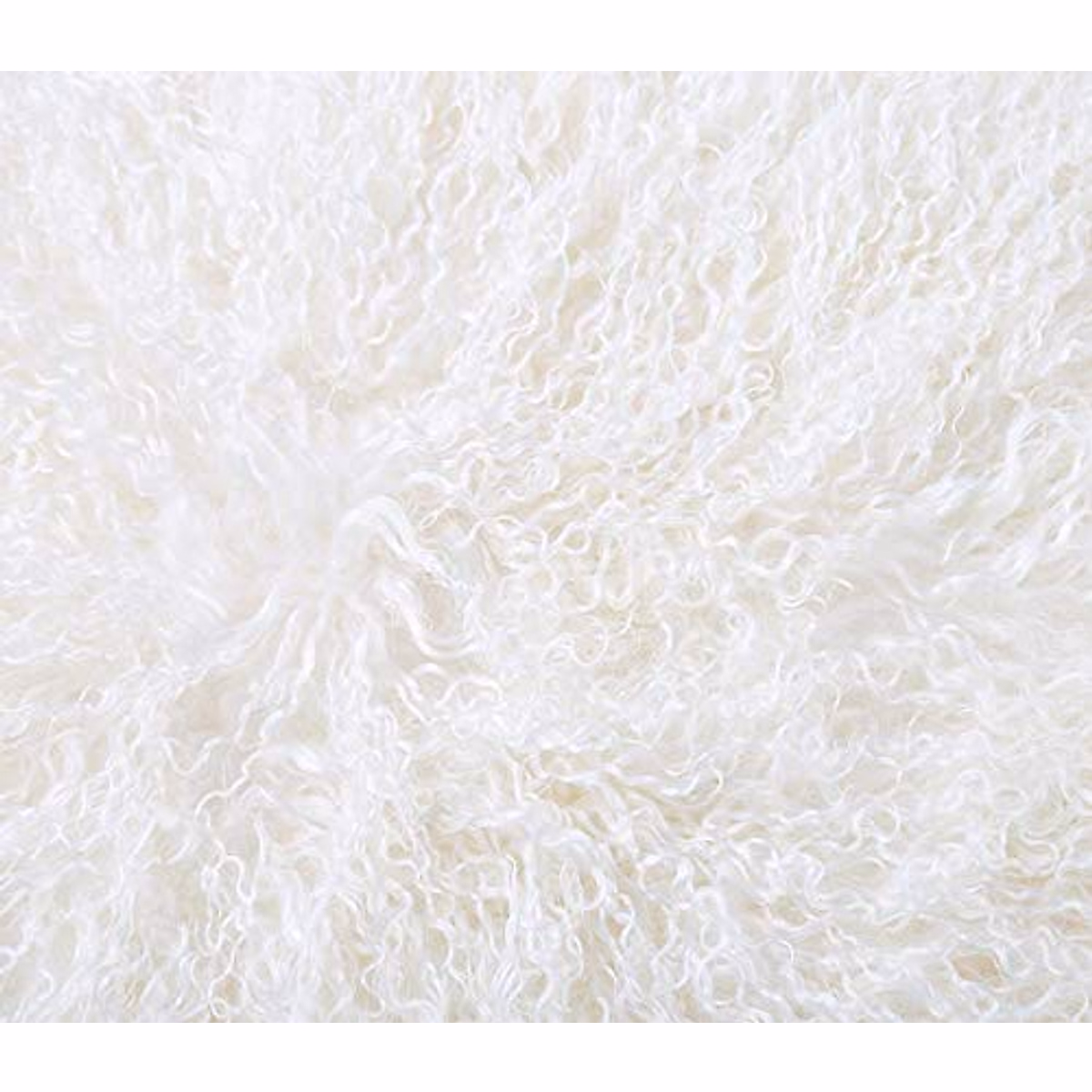 Genuine Mongolian Tibetan Lamb Sheepskin Wool Area Rug Real Carpet Curly Fur Pelt Throw Soft Plush Home Decorative 2ft x 3.4-3.6Ft