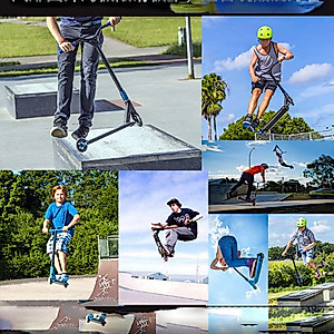 ygqtbc Stunt Scooter Complete Trick Scooters Aluminum Entry Level Freestyle Kick Scooters for Kids 8 Years and Up, Boys, Children, Teens (Color : White)