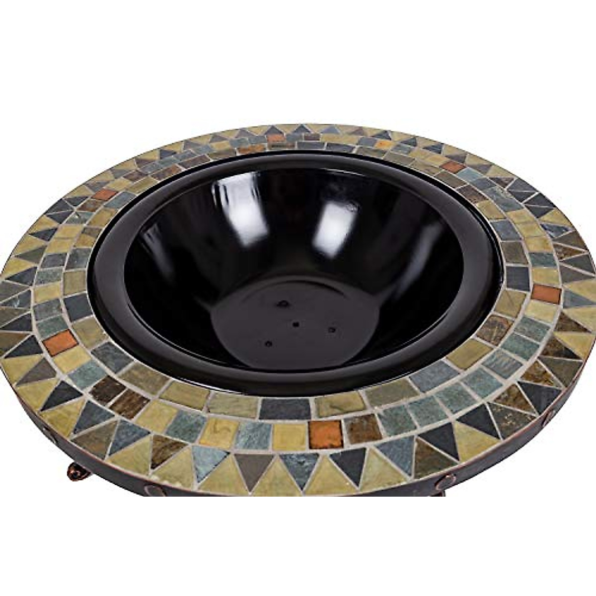 Pleasant Hearth OFW707RI fire Pit, Rubbed Bronze