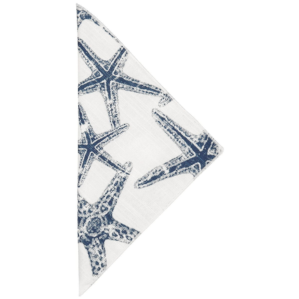 Cloth Napkins Table Linens Linen Napkins Dinner Napkins Nautical Beach Set of 12 Starfish Blue 18" x 18"
